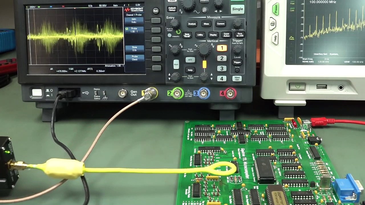 EEVblog #1188 - $10 DIY EMC Probe using Scope FFT - video Dailymotion