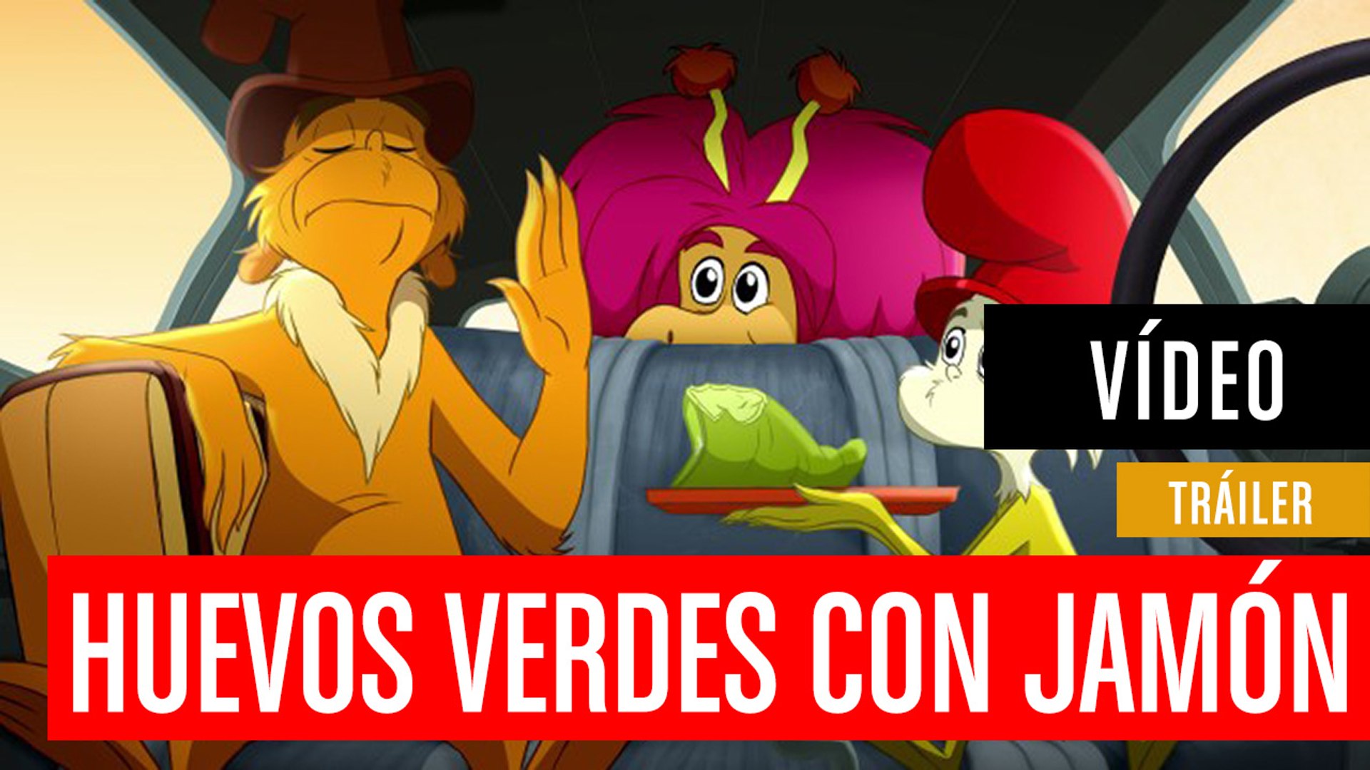 Dibujos Animados De Huevos Verdes Y Jamón