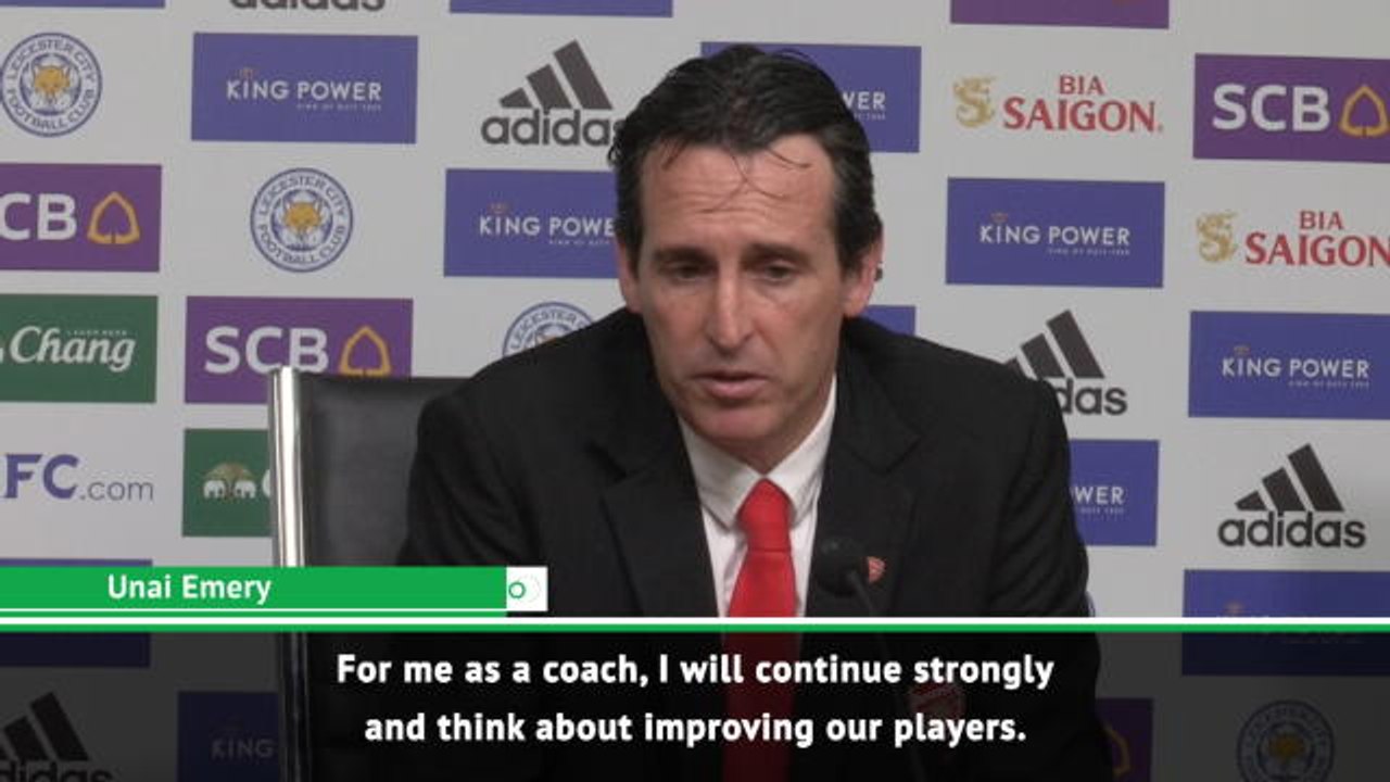 Emery calls for patience from Arsenal fans - video Dailymotion