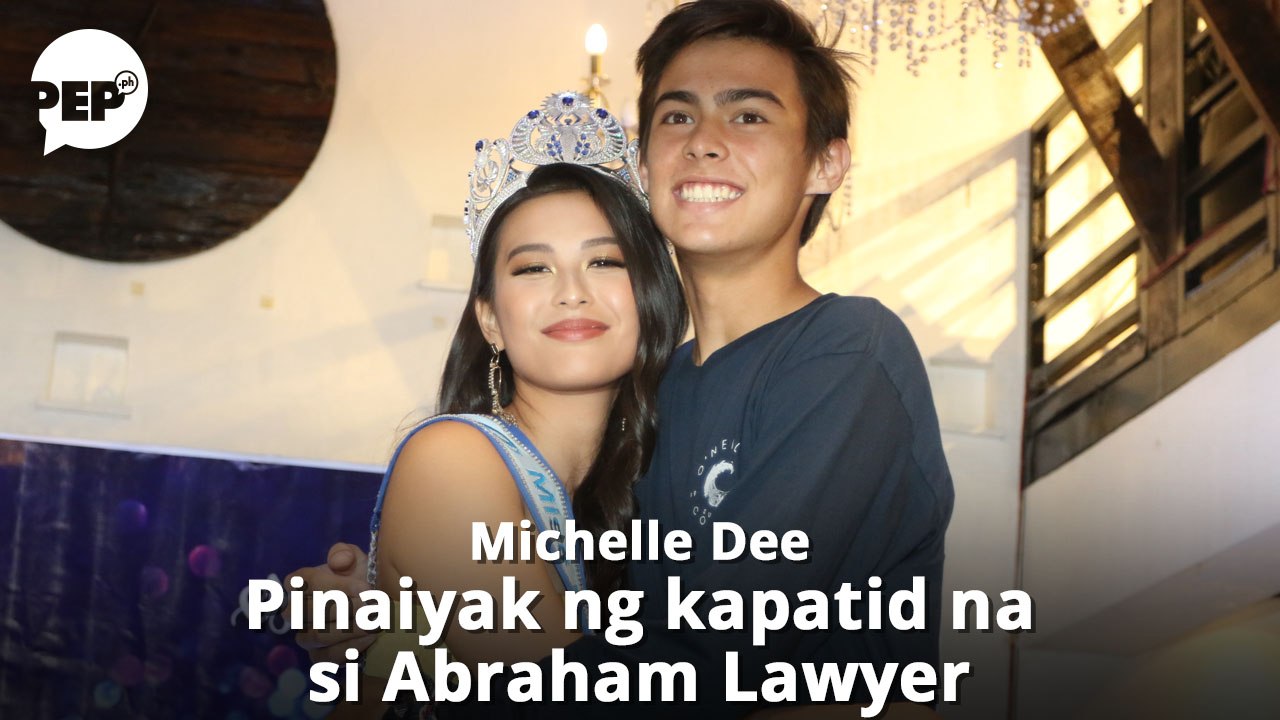 Michelle Dee gets emotional after seeing her younger brother Abraham ...