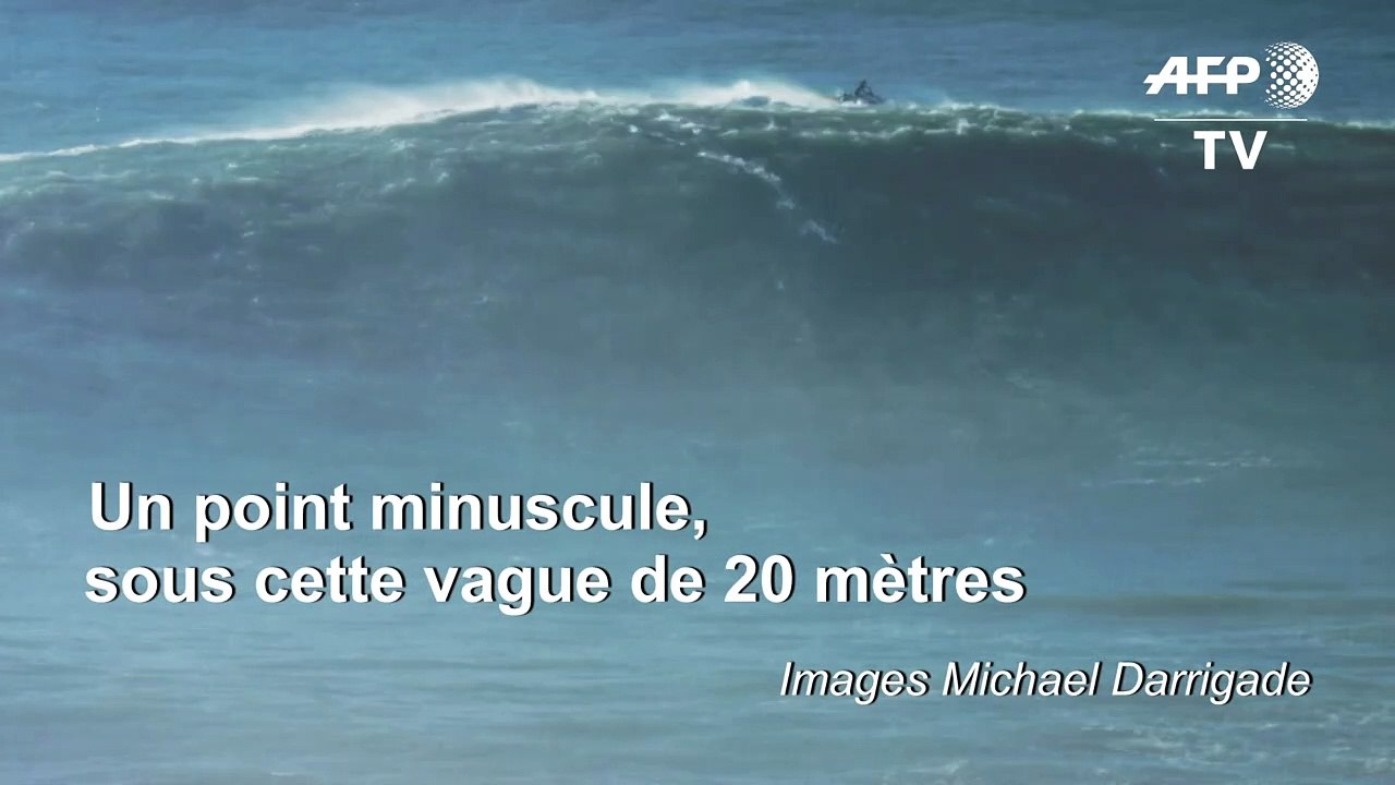 Surf: à Nazaré, Justine Dupont dompte une vague gigantesque - Vidéo ...