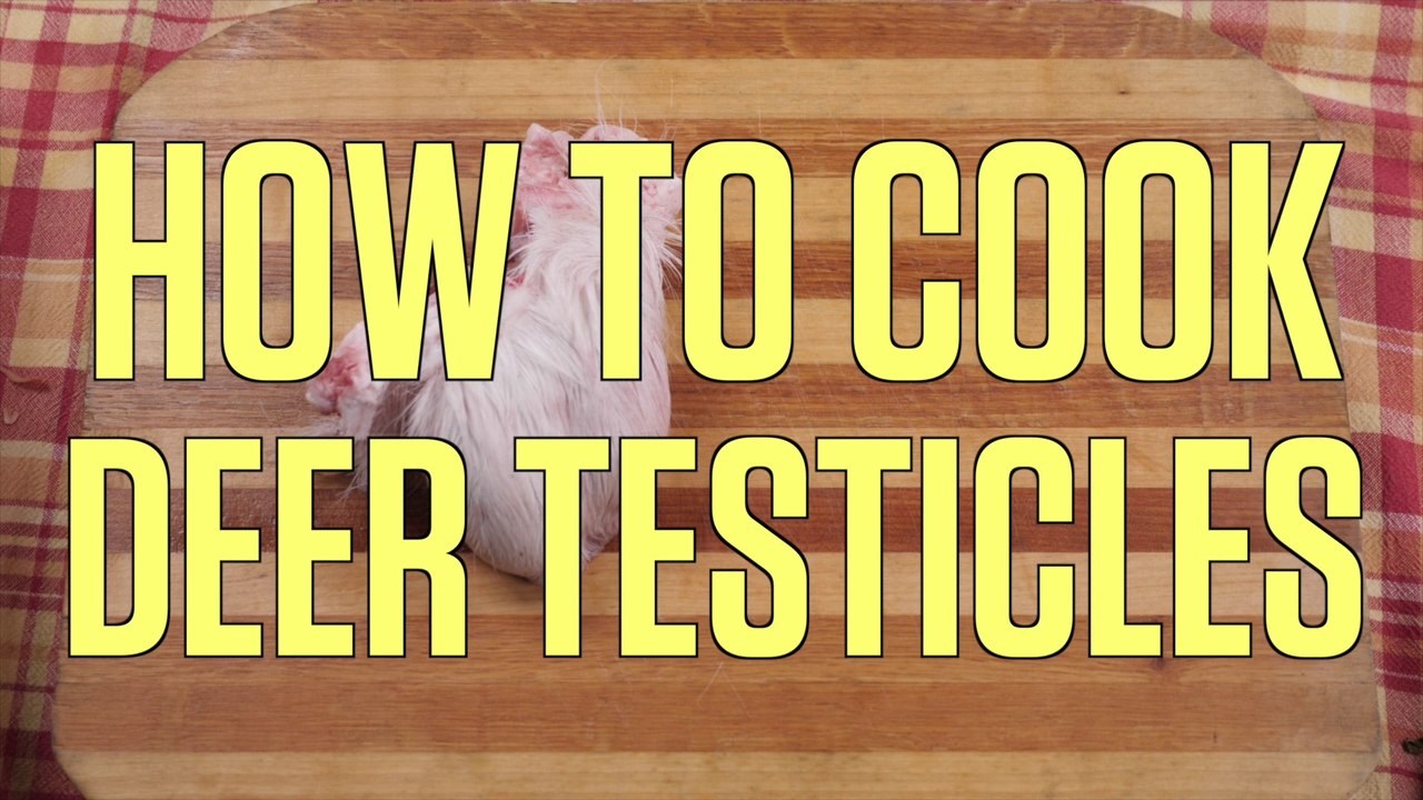 How to Fry Venison Testicles - video Dailymotion