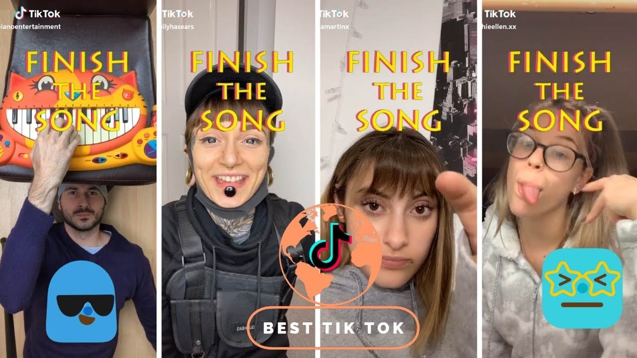 Top 10 of the best Tik Tok challenge #finishthesong ... Best Tik Tok ...