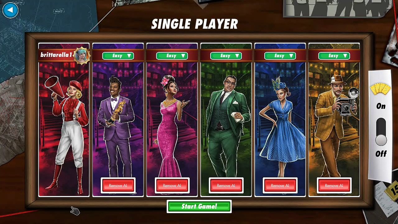 Clue/Cluedo Hollywood Studio Board & Character Theme Gameplay - video ...