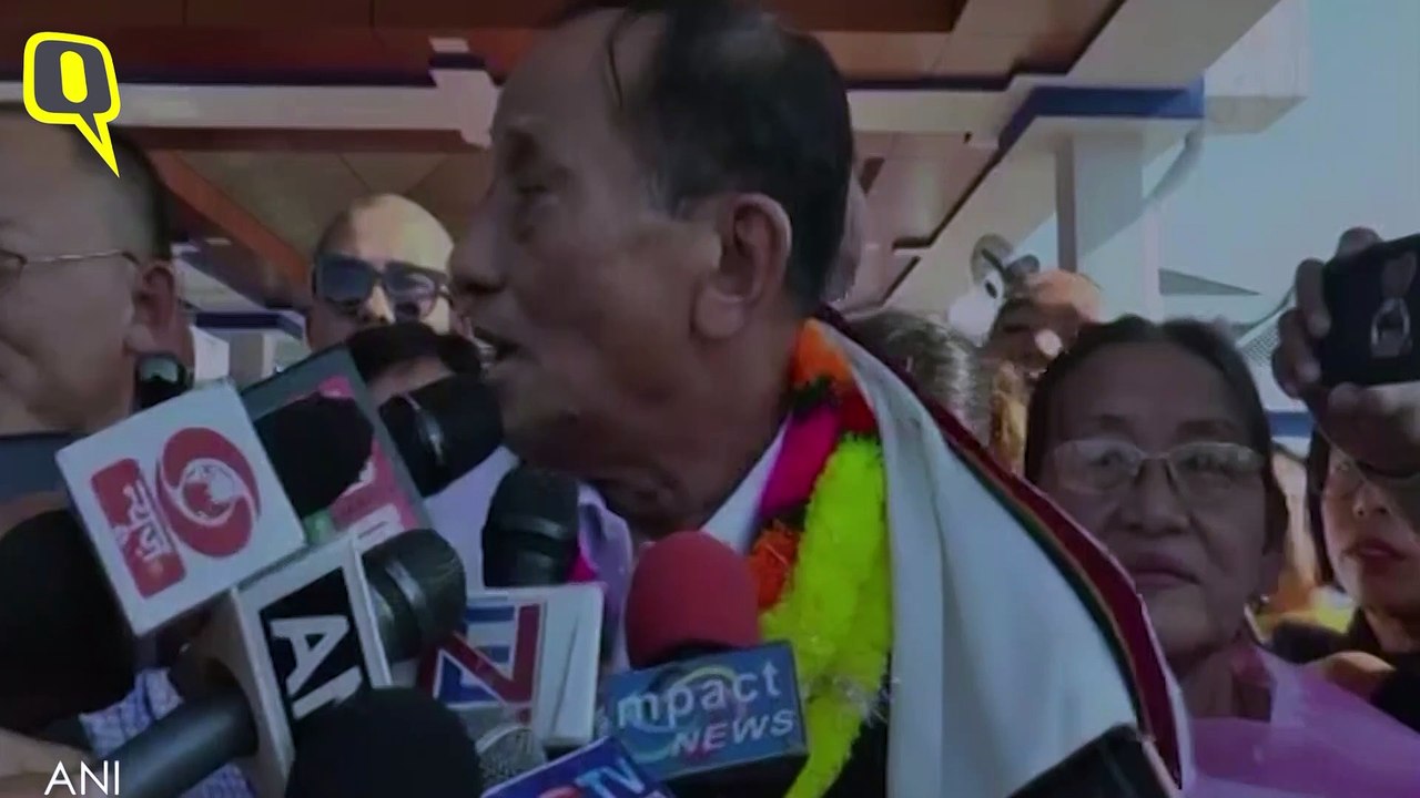 UNLF Chief RK Meghen Returns to Manipur After 44 Years - video Dailymotion
