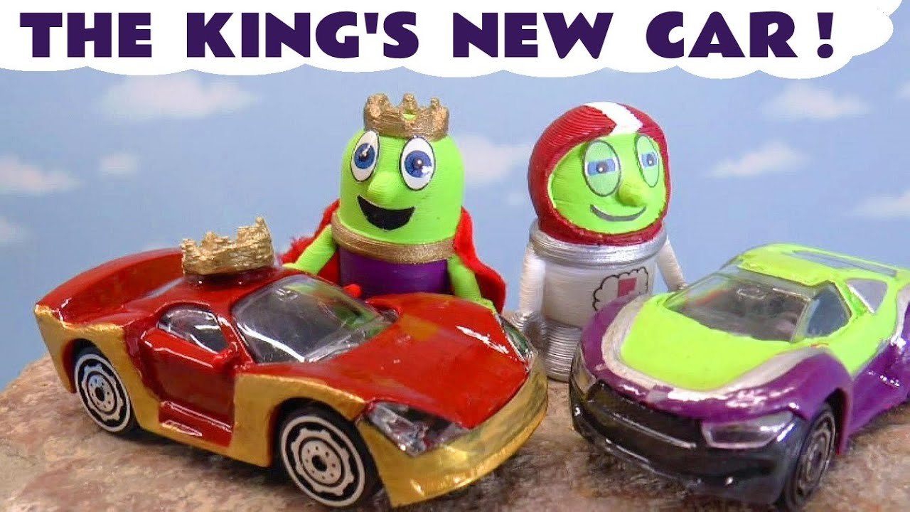 Funny Funlings New King Funling Car with Disney Pixar Cars 3 Lightning ...