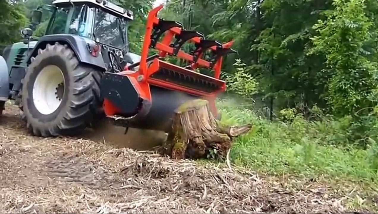 Scary tree machines shocking 8 billion people. - Woodcutters shock ...