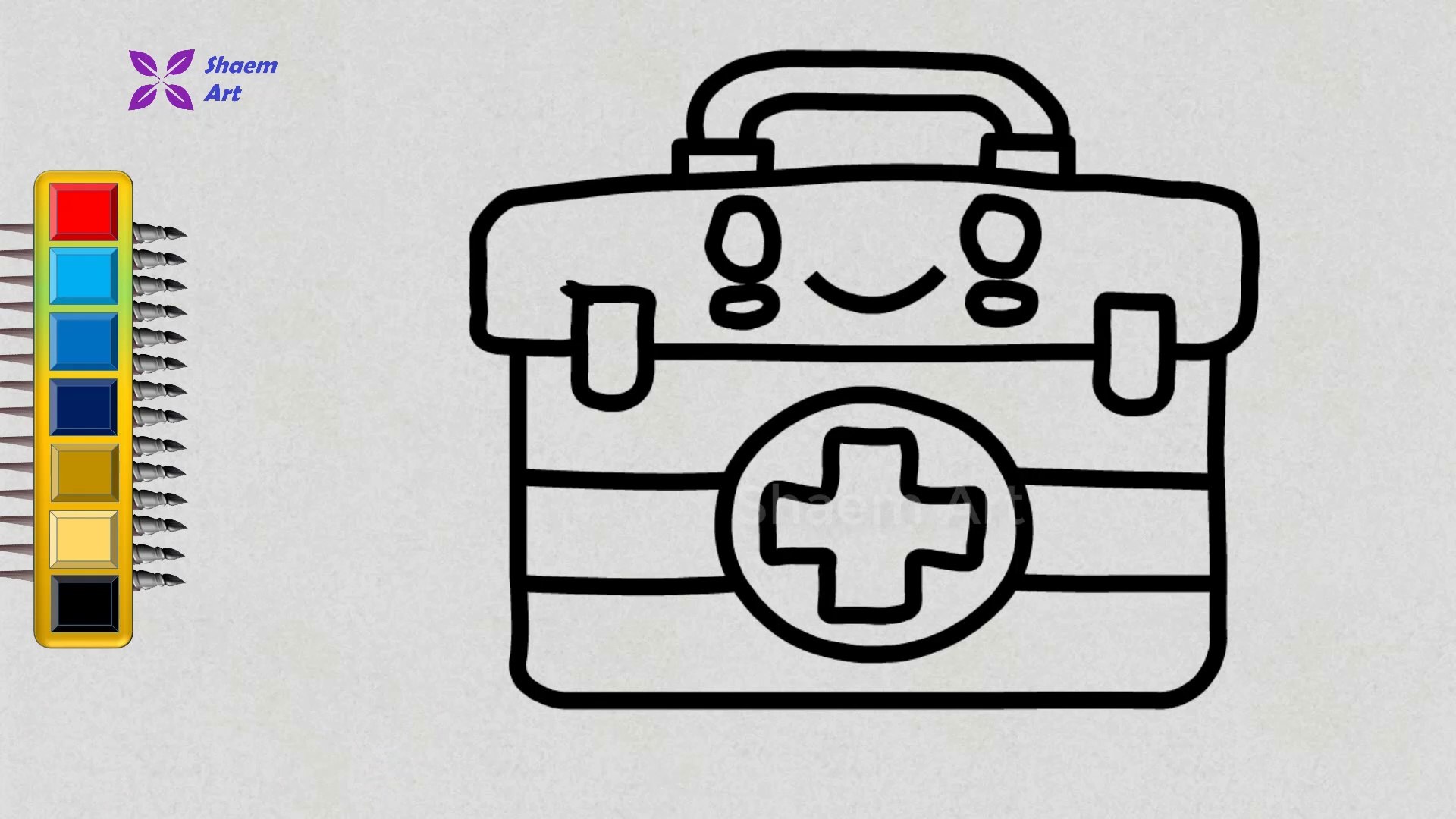 First Aid Kit Coloring Pages