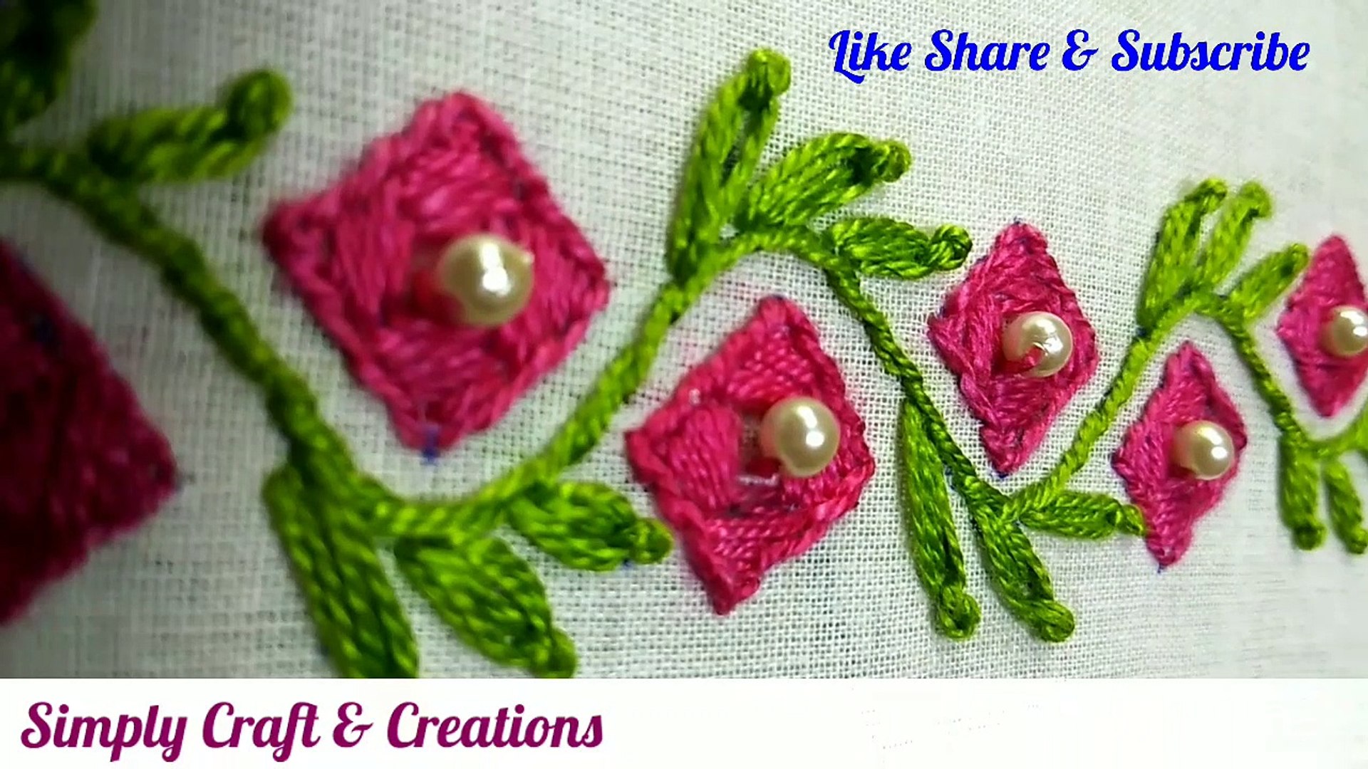 Simple Designs For Hand Embroidery