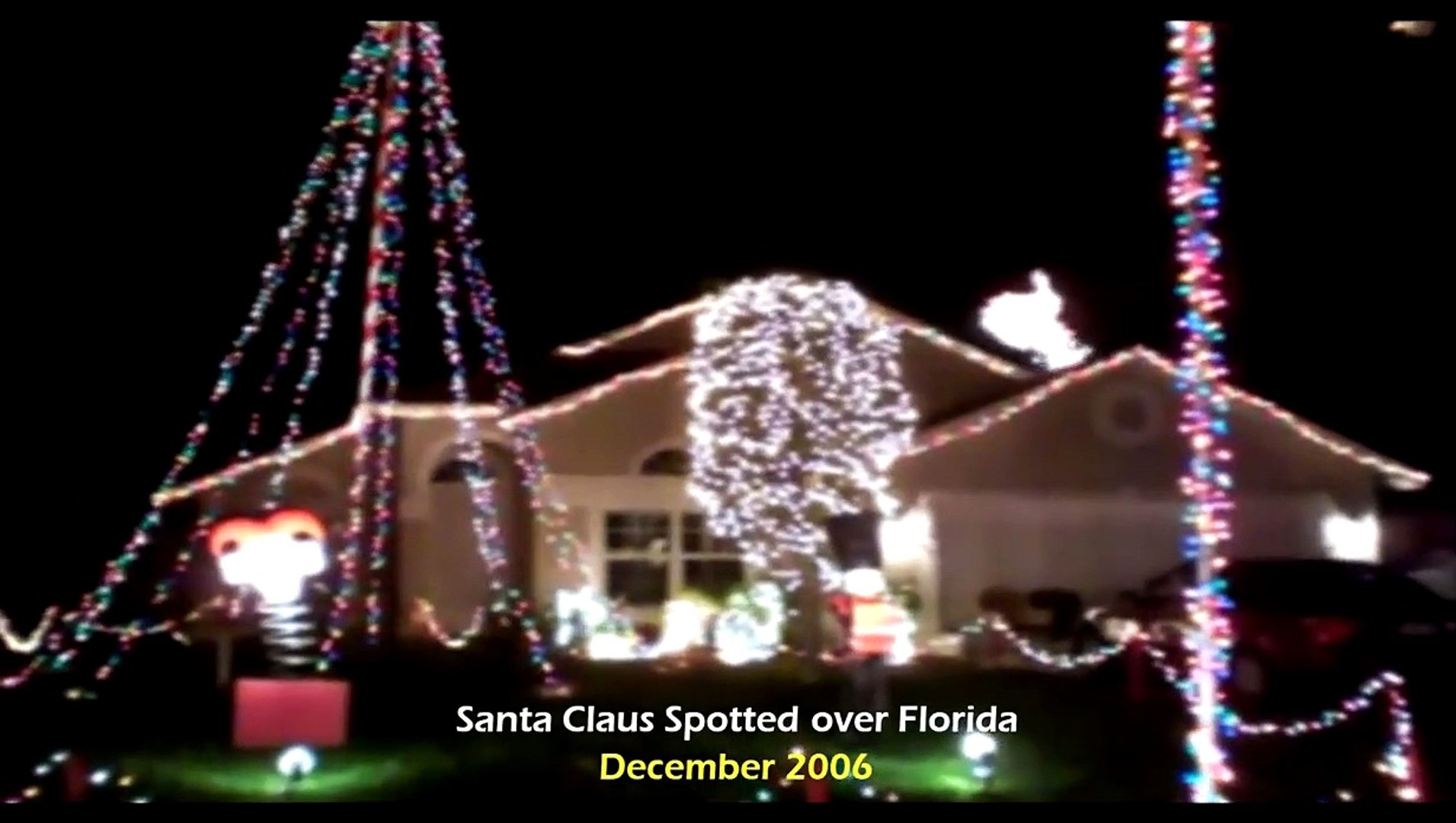 Santa Claus Cot On Camera