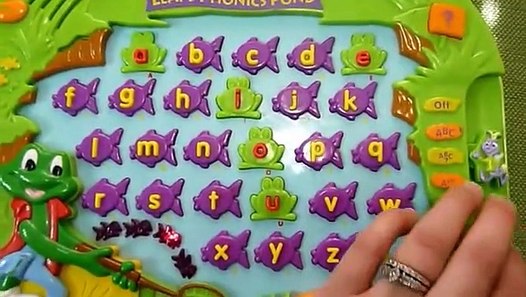 Review of LeapFrog Leap's Phonics Pond Alphabet Pad Toy - video dailymotion