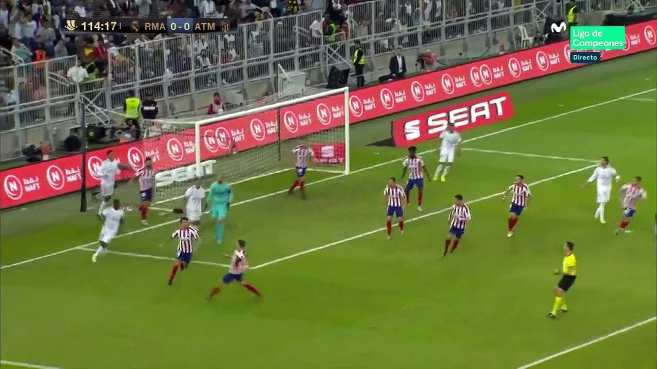Federico Valverde Red Card and penalties Real vs Atletico Supercup ...