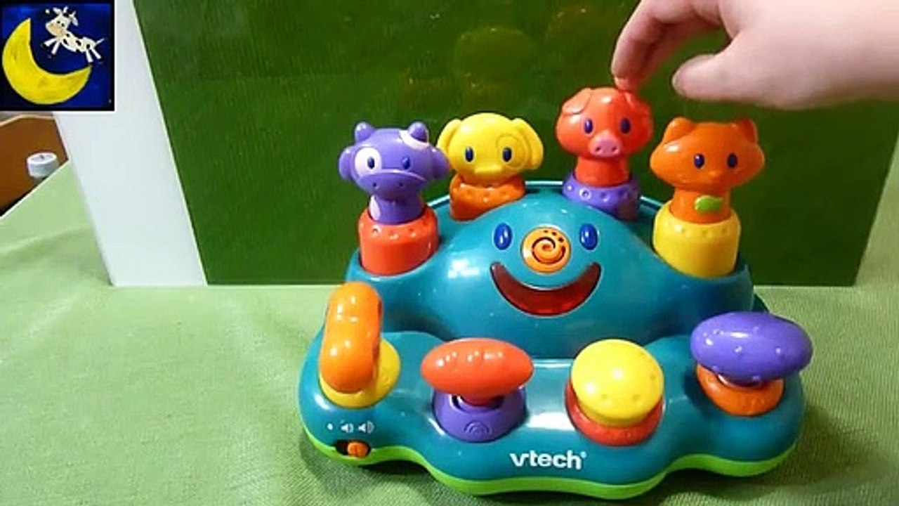 RARE Vintage VTech Touch and Turn Tunes Pop Up Musical Farm Animal Toy ...