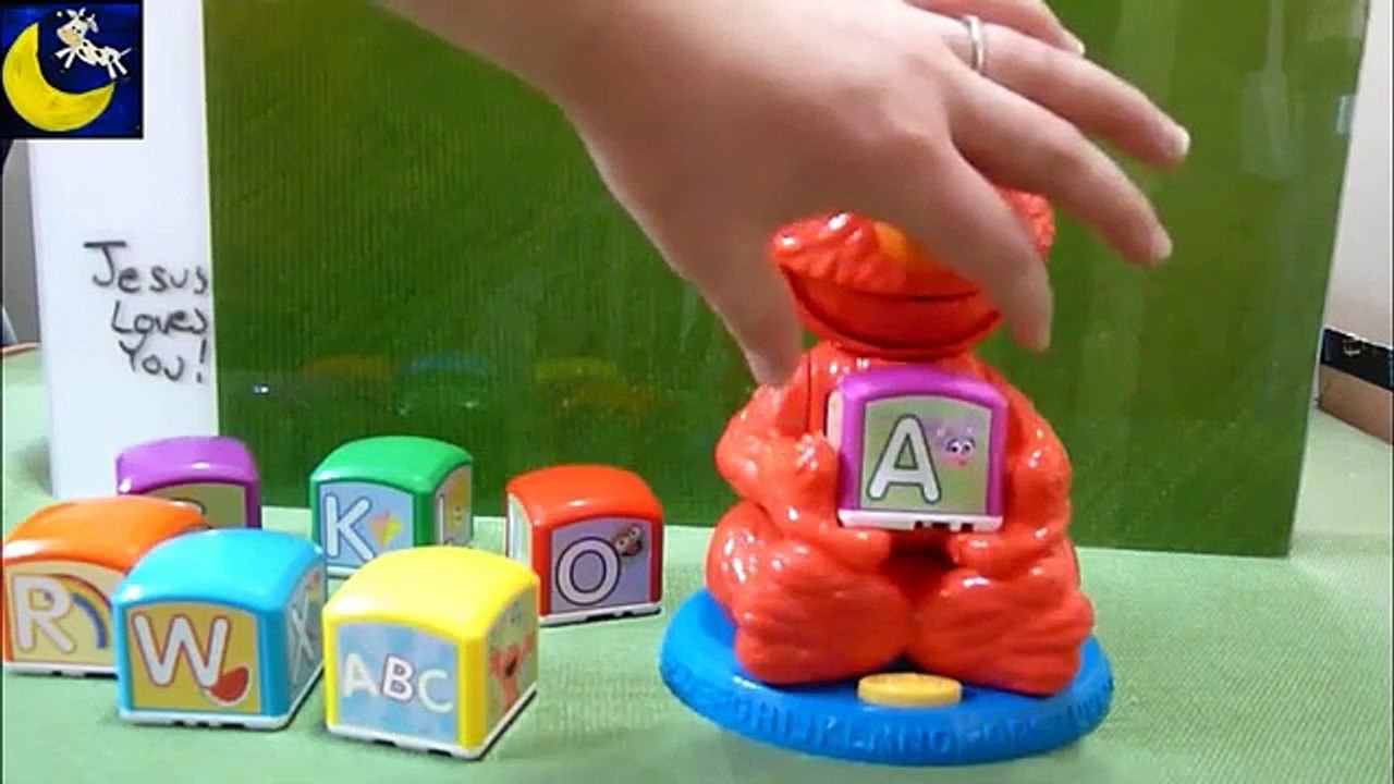 Sesame Street Elmo's Find and Learn Alphabet Blocks Toy Review - video ...