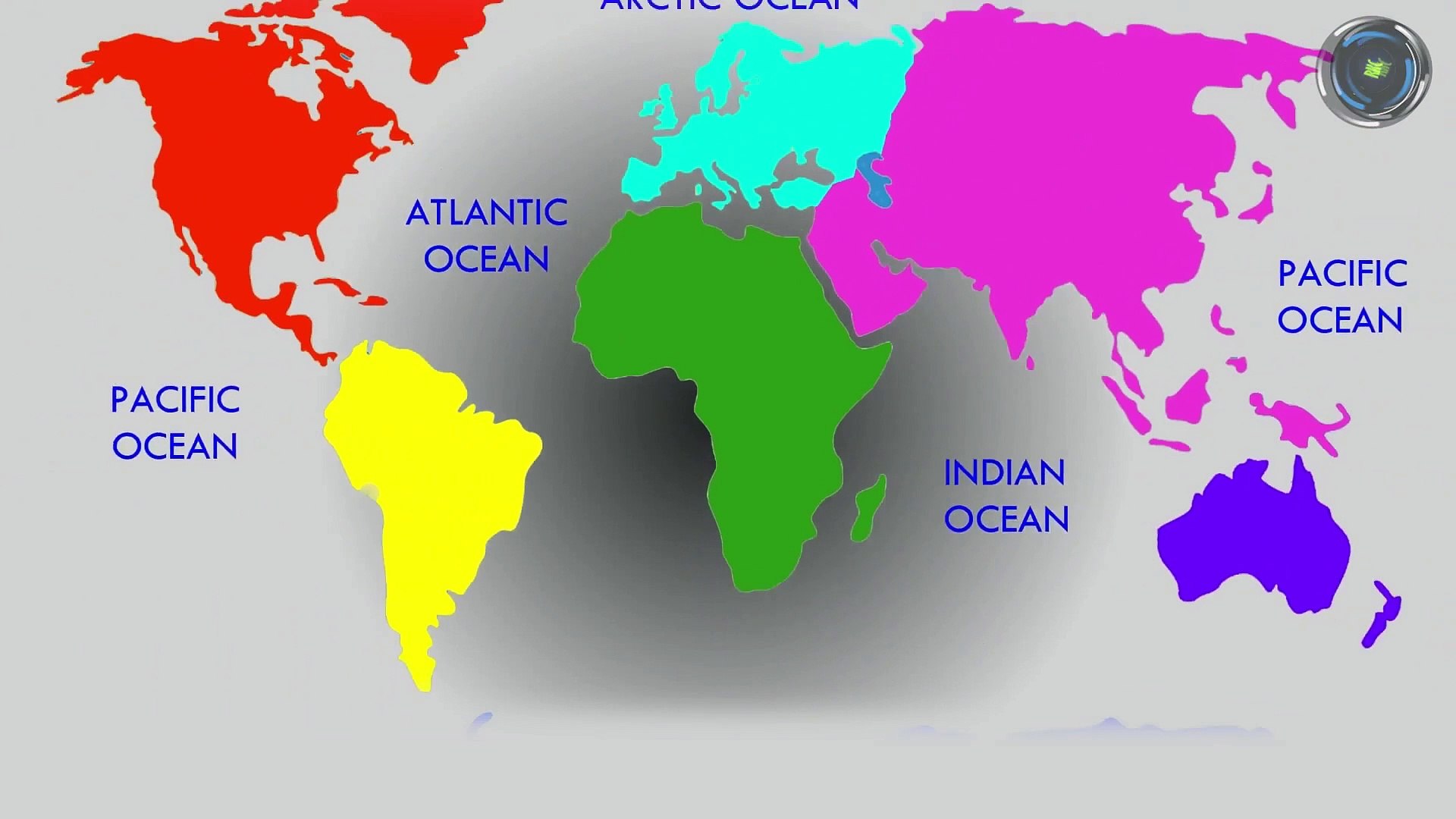 Continents Of The World Geography For Kids Mocomi Unit Land And Oceans