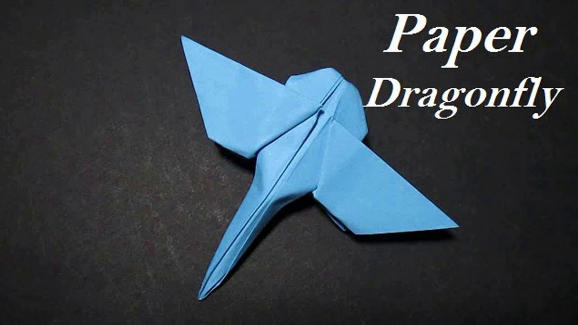 Dragonfly Origami Instructions Origami Dragonfly Craft