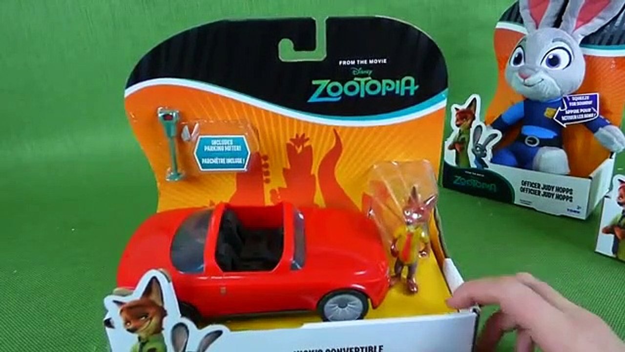 Zootopia Toys- Disney's Zootopia Nick Wilde's Convertible Toy Car ...