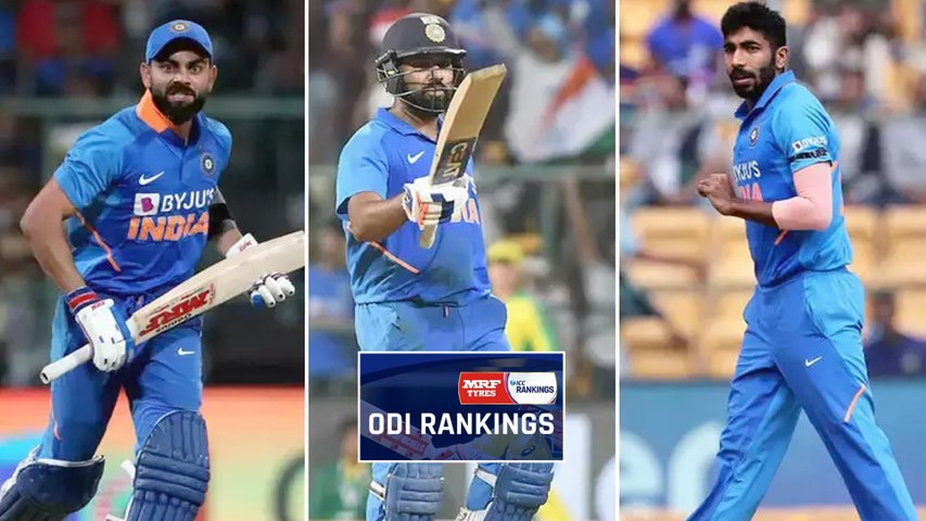 ICC ODI Rankings: టాప్ లేపిన విరాట్ కోహ్లీ, రోహిత్ శర్మ, బుమ్రా | Virat Kohli and Rohit Sharma ...