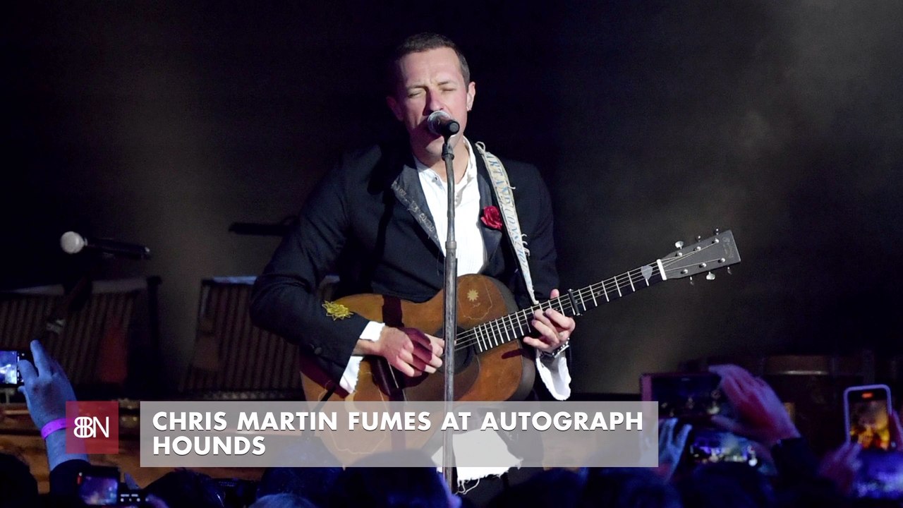 Chris Martin Angry About Autographs - video Dailymotion