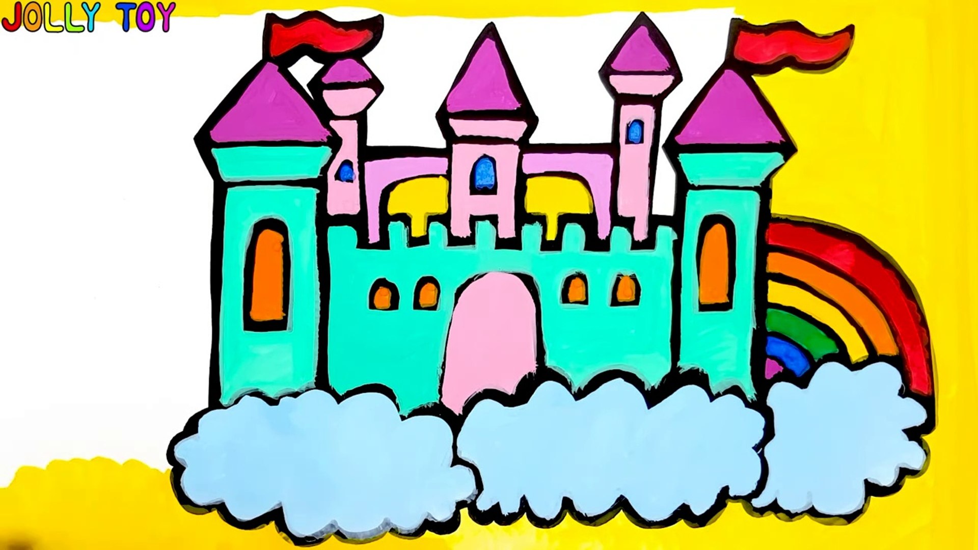 Castles Drawings For Kids