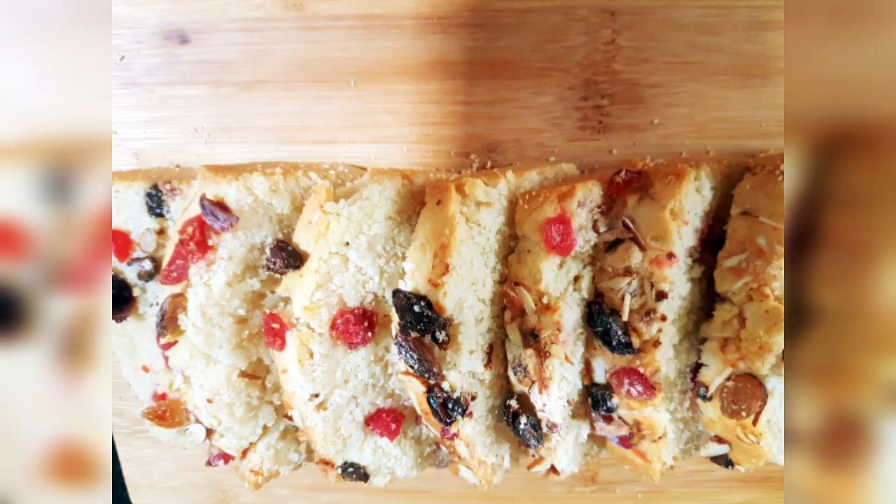 How to make Eggless Dry Fruit Semolina Cake_ _Christmas Special_Healthy ...