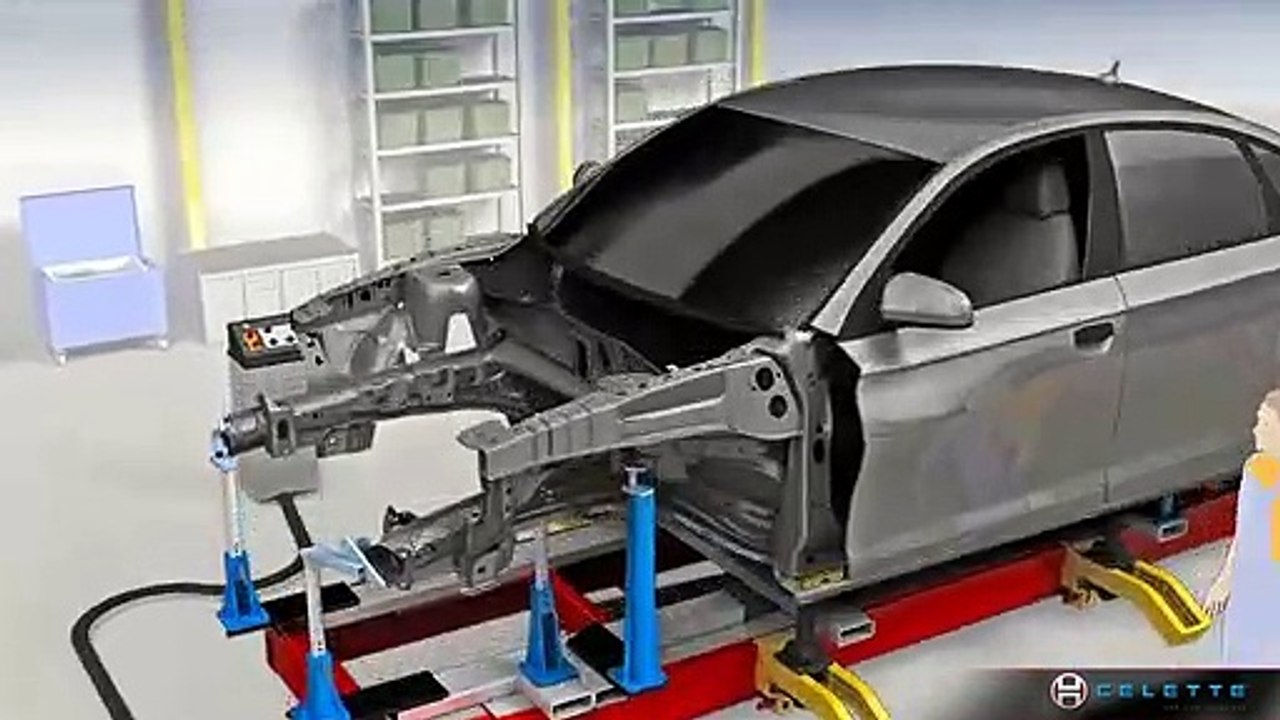 Celette car bench frame machine, car measuring system, car universal ...