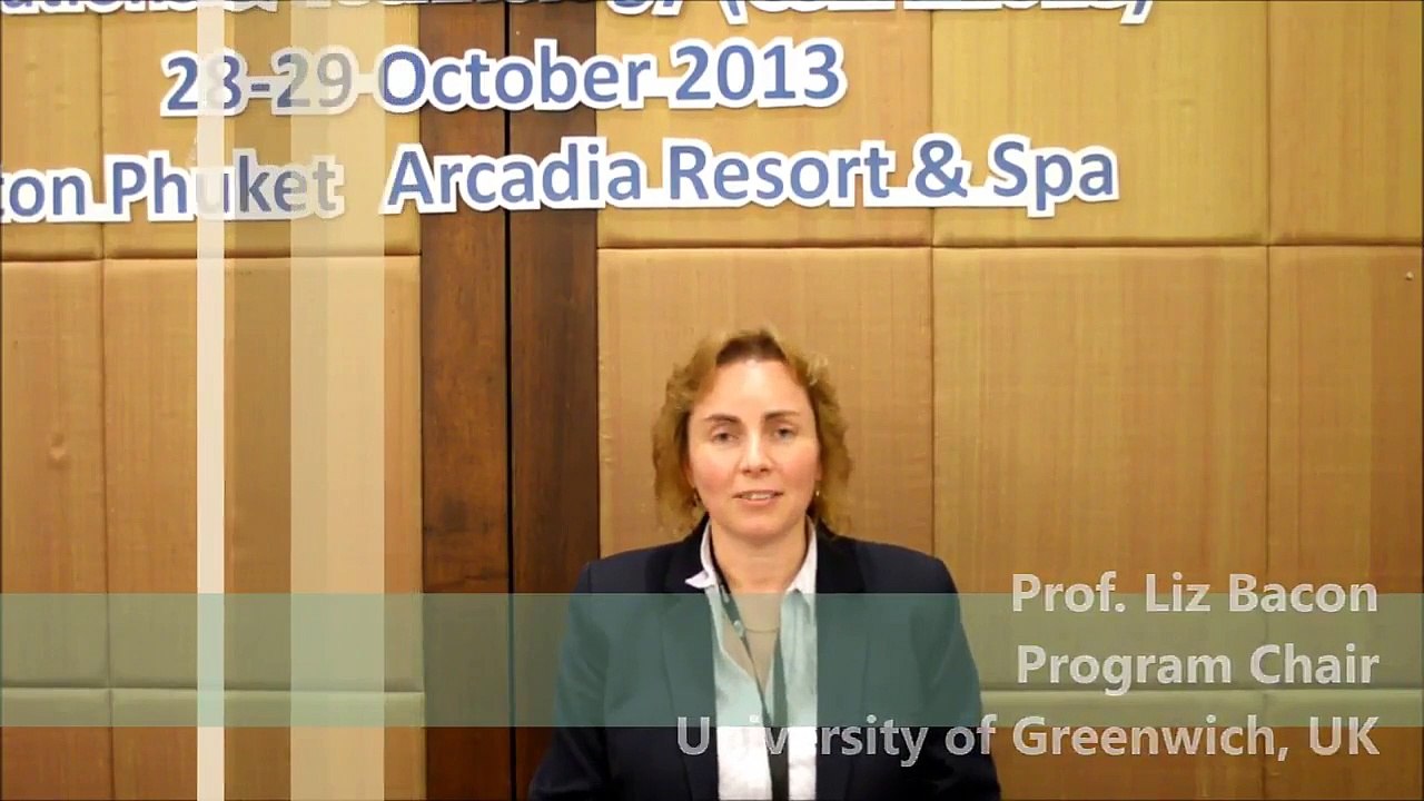 Prof. Liz Bacon at CSEIT Conference 2013 by Global Science and ...