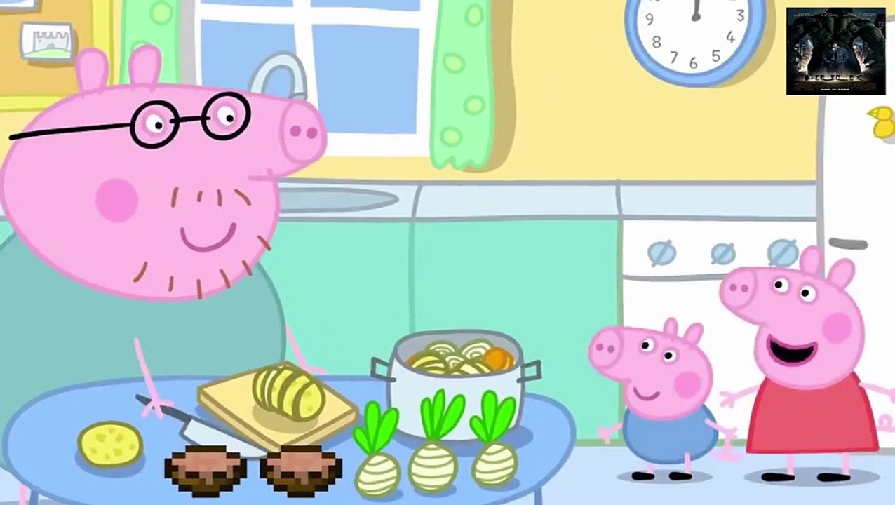 Peppa Pig Plays Minecraft - Peppa and her family play Minecraft ...