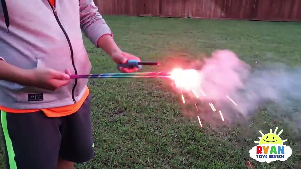 4th of July Fireworks Family Fun Celebration with Ryan!!!! - video ...