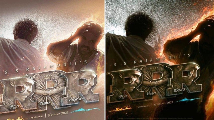 రోమాలు నిక్కబొడుచుకేలా RRR మోషన్ పోస్టర్.. ఇంతకీ టైటిల్ ఏంటంటే..? | RRR ...
