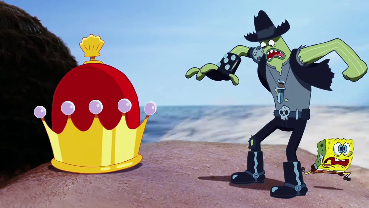 The SpongeBob SquarePants Movie Clip - Dennis Always Gets His Man ...