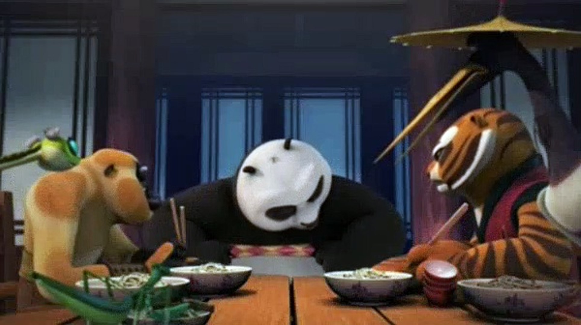 Kung Fu Panda Po Eating