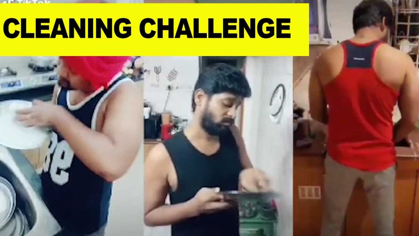 அப்படித்தான் நல்லா தேய்க்கணும்.. தீயா வேலை செய்யும் ரியோ ராஜ் ...