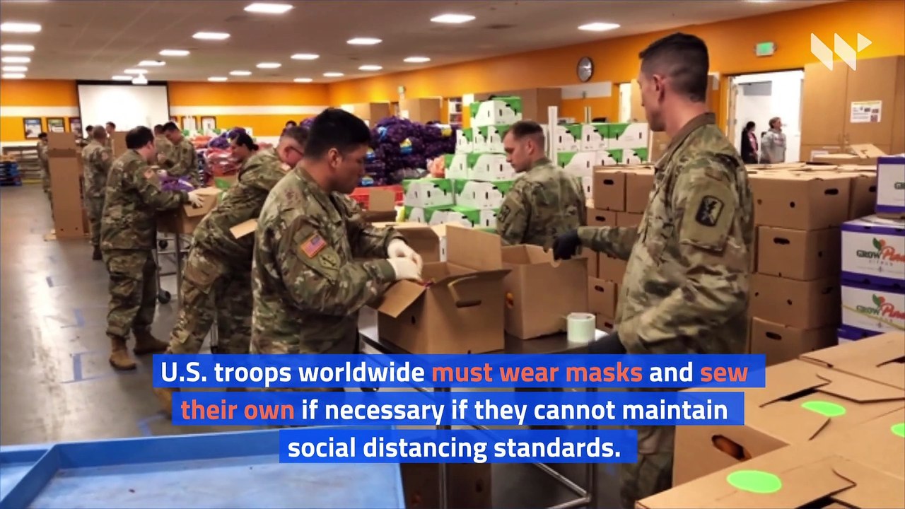 Pentagon Orders Troops to Wear Masks - video Dailymotion