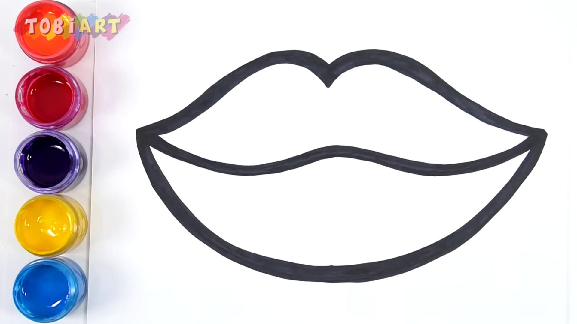 How To Draw Lips Step By Step For Kids