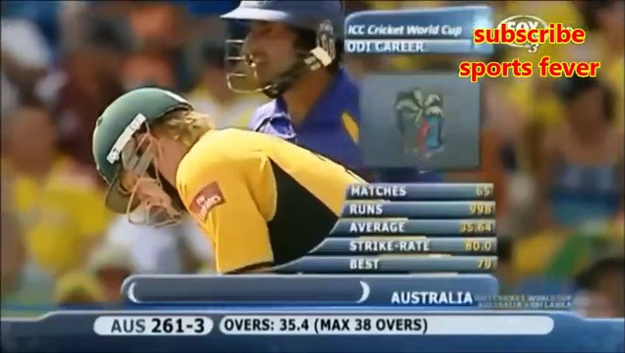 ICC World Cup final - 2007 full highlights ( Sri Lanka Vs Australia ...