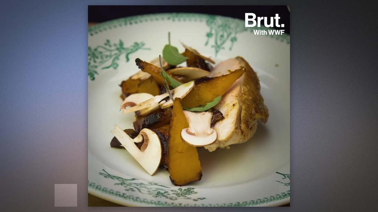 Sustainable recipe: brined chicken with sautéed red kuri squash - video ...
