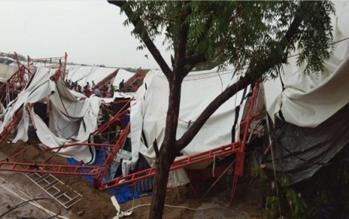 18 killed, over 50 injured after tent collapses in Rajasthan’s Barmer ...
