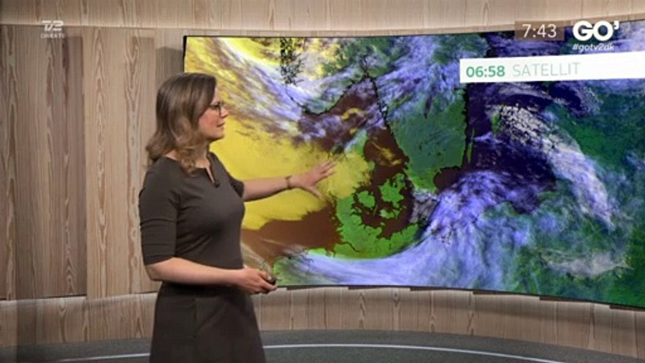 Ikke noget lyd hos Lone Seir på TV2 Vejret og Mikkel Kryger fortæller ...