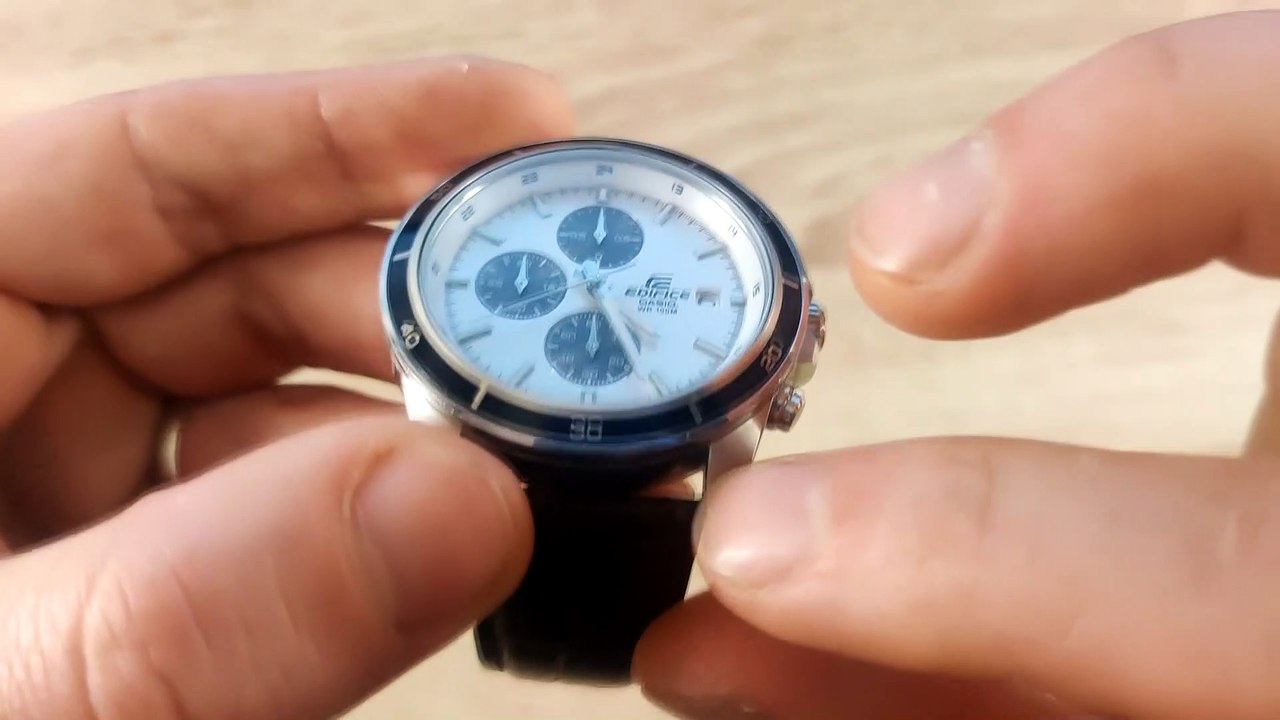 Casio edifice , Panda dial on a budget ! Model no. EFR-526L - video ...
