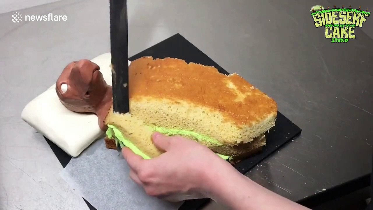 Texas baker makes weiner dog CAKE that's too cute to eat - video ...