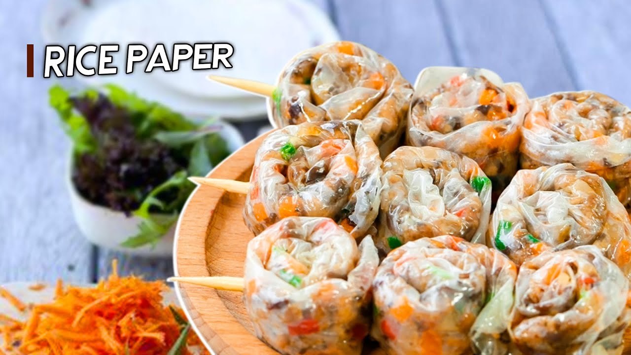 ANOTHER WAY TO TURN YOUR BORING RICE PAPER INTO A TASTY DISH - video ...