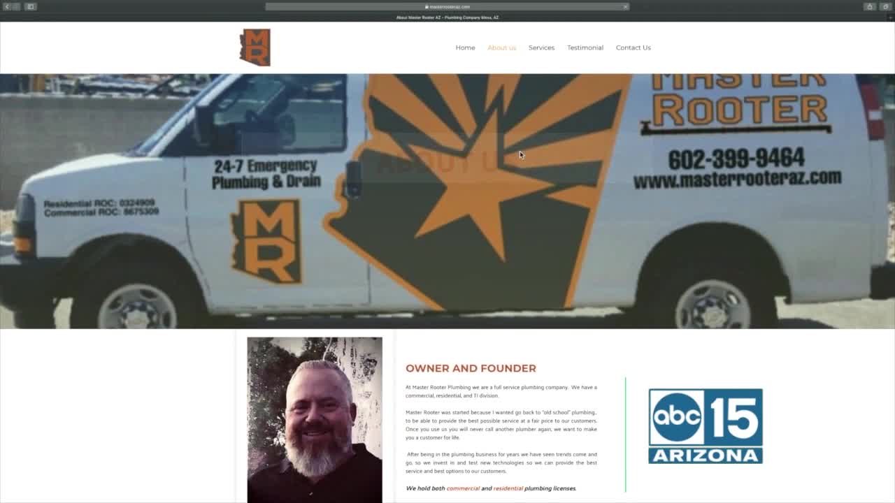 Master Rooter Plumbing: "Home of the FREE second opinion" - video ...