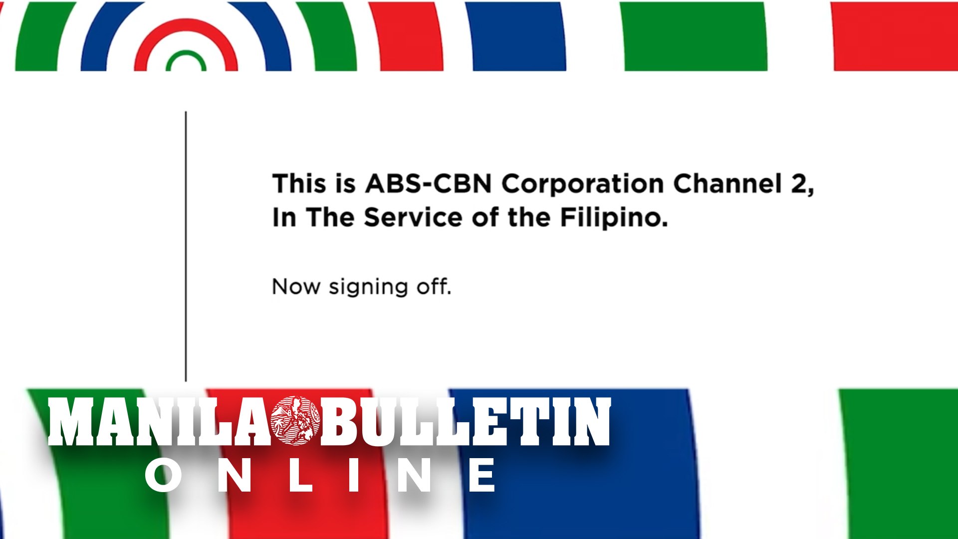 Cbn Sign Off Artist Paints 'fighting' ABS CBN Logo To Inspire