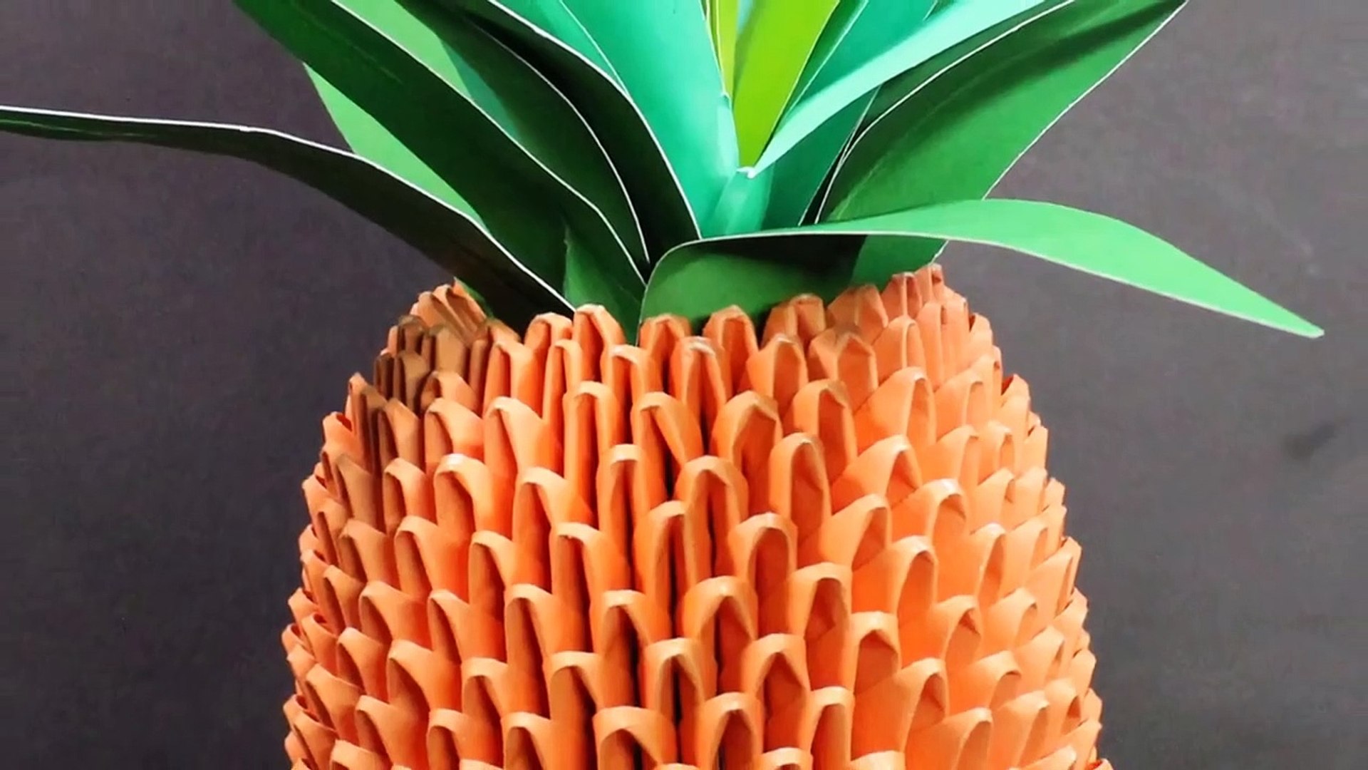 Origami Pineapple How To Make Tissue Paper Pineapple Pouf & Flamingo