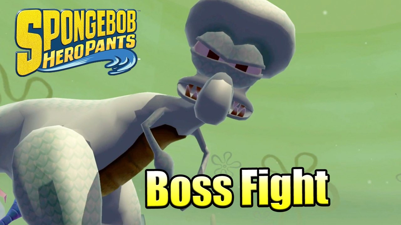 Squidward-Rex Boss Fight - SpongeBob HeroPants – Видео Dailymotion