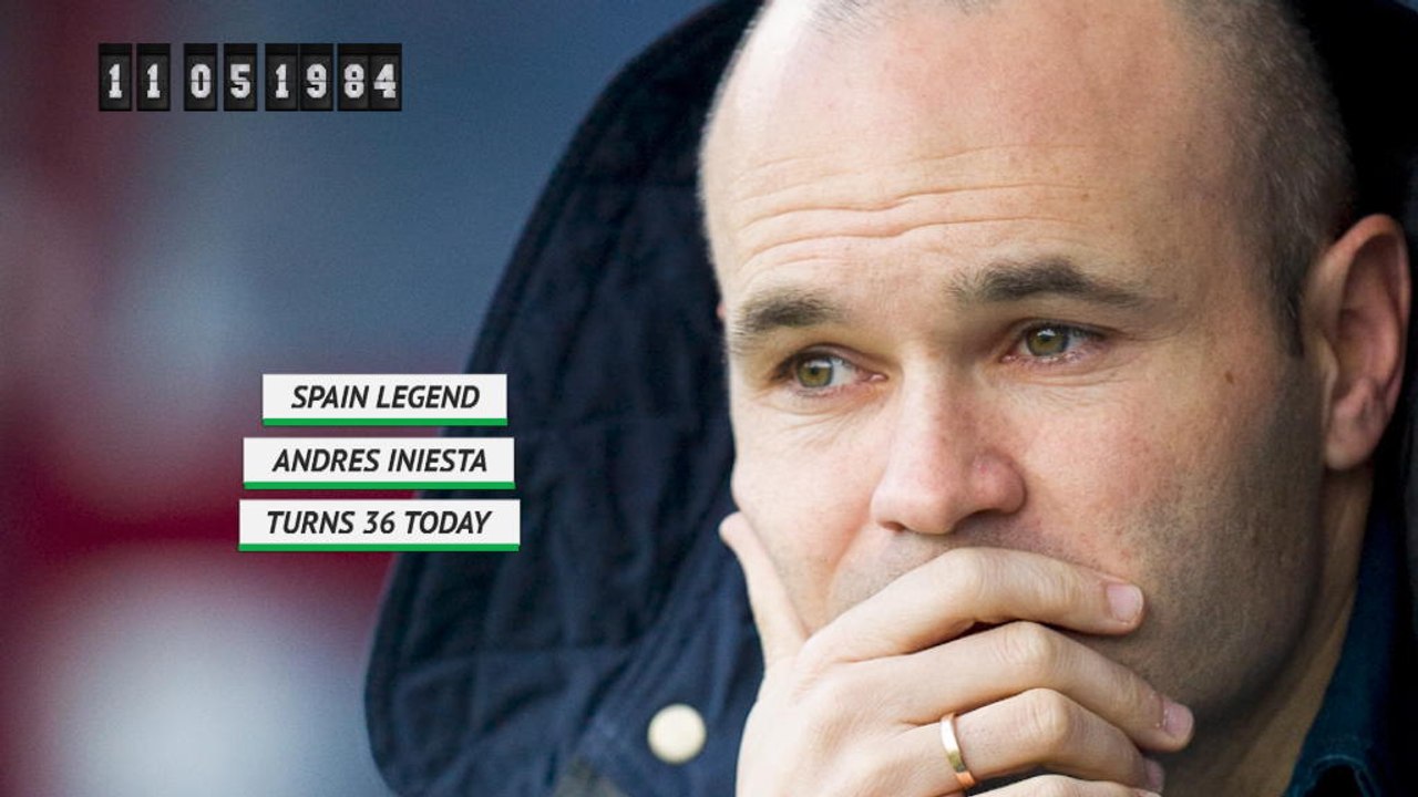 Born This Day - Andres Iniesta turns 36 - video Dailymotion