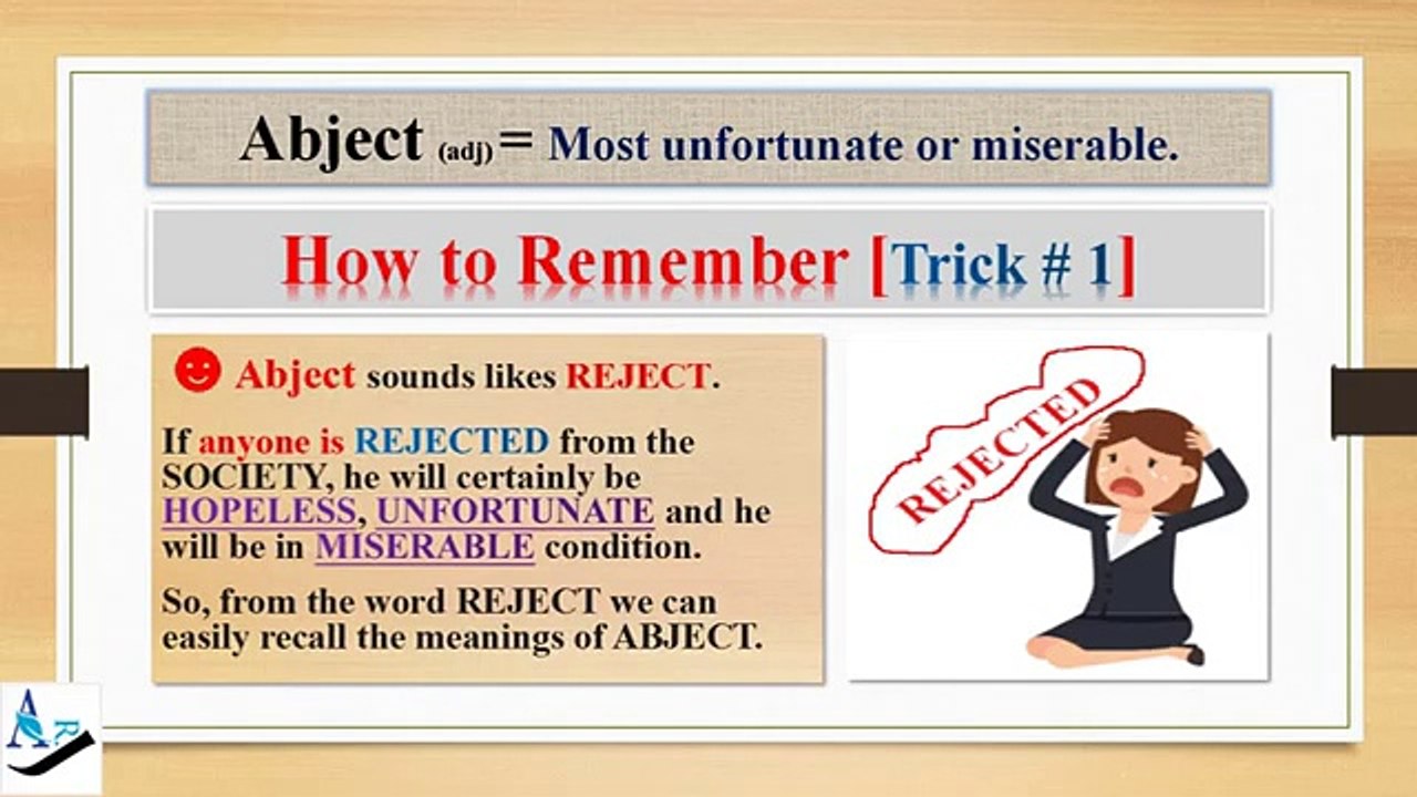 Abject: How to Remember English vocabulary forever with tricks ...