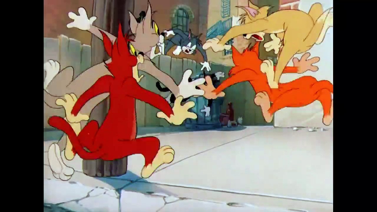 Tom and Jerry Jerry's Cousin Muscles Mouse Funny Cartoon - video ...