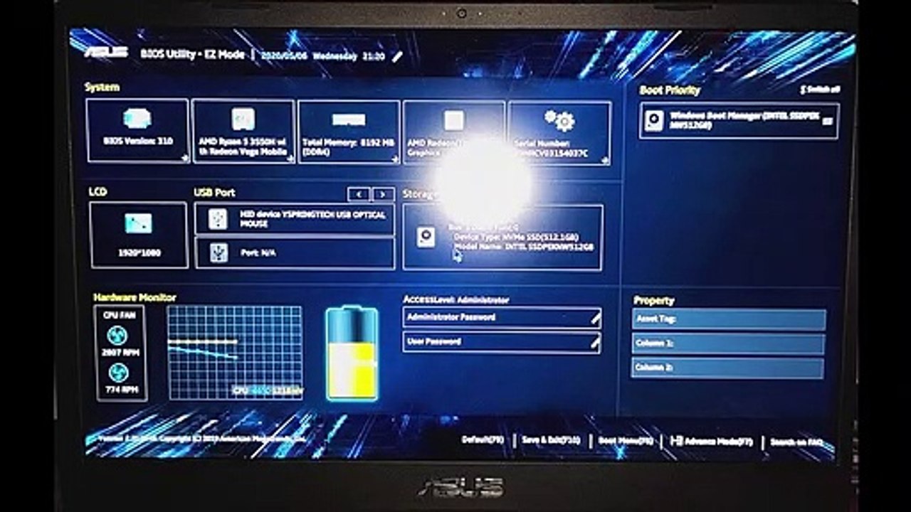 How to enable Virtualization or SVM in Asus Laptop BIOS - video Dailymotion